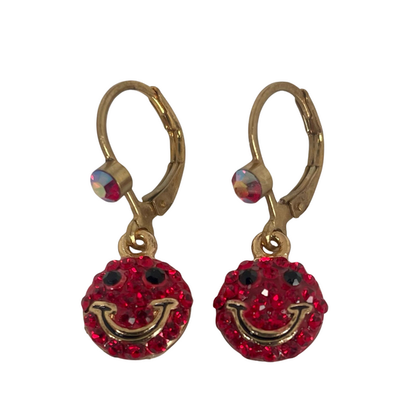A Pair of Vintage Butler and Wilson Smiley Face Earrings - Annabel James