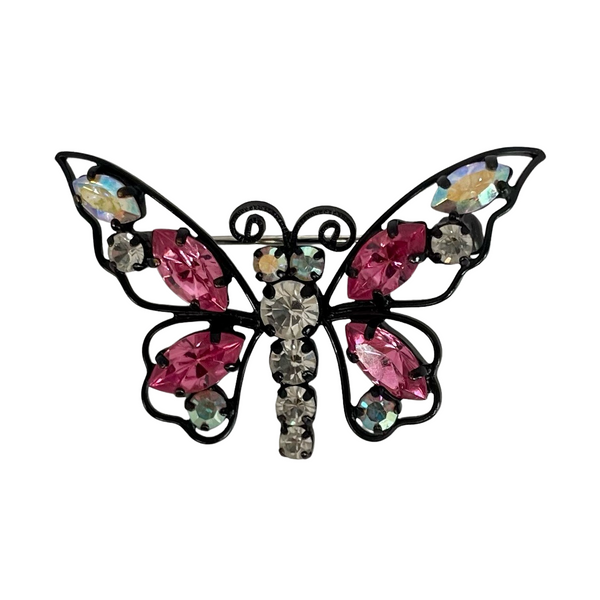 A Butler & Wilson Butterfly Brooch - Annabel James