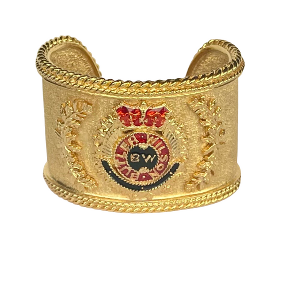 Vintage Butler & Wilson Wide Cuff Bangle Bracelet - Annabel James