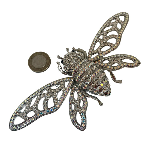 A Butler & Wilson Extra Large Bee Brooch/Pendant - Annabel James
