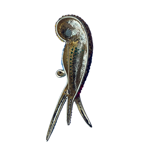 Vintage Butler & Wilson Parrot Brooch, Book Piece - Annabel James