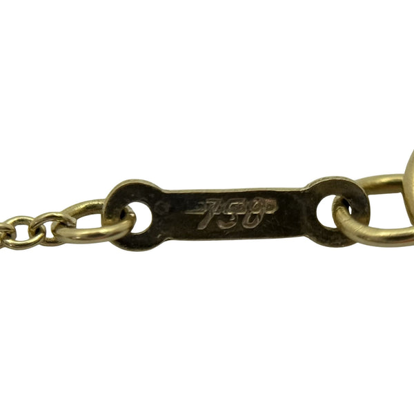 Vintage Tiffany & Co. Elsa Peretti 18ct Yellow Gold Open Heart Necklace ...
