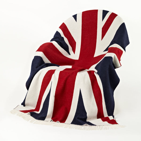 Union Jack Luxury Merino Throw - Bronte by Moon - Annabel James