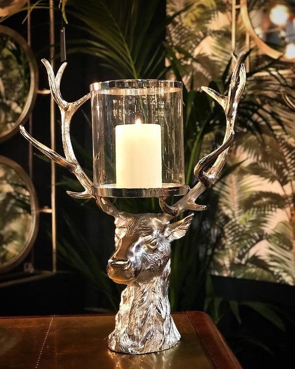 Culinary Concepts Stag Hurricane Lantern - Annabel James