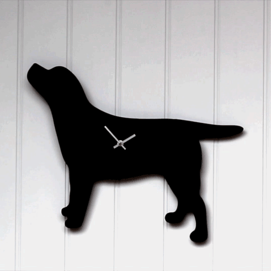 Labrador Clock with Wagging Tail - The Labrador Company - Annabel James